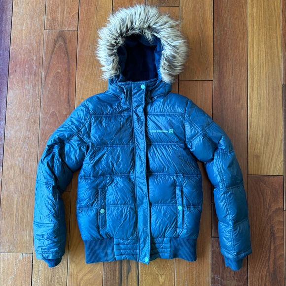 Free Country | Jackets & Coats | Free Country Blue Puffer Ski Jacket ...